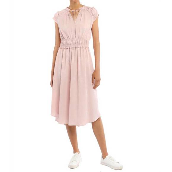 Current Air | Dresses | New Current Air Rosette Mid Length Smocked ...